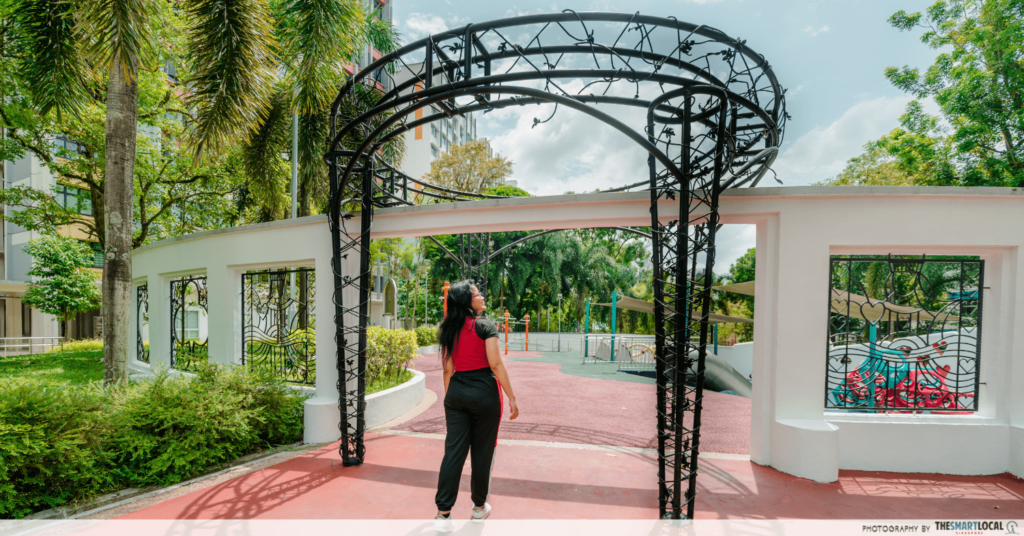Alice in Wonderland playground at Woodlands