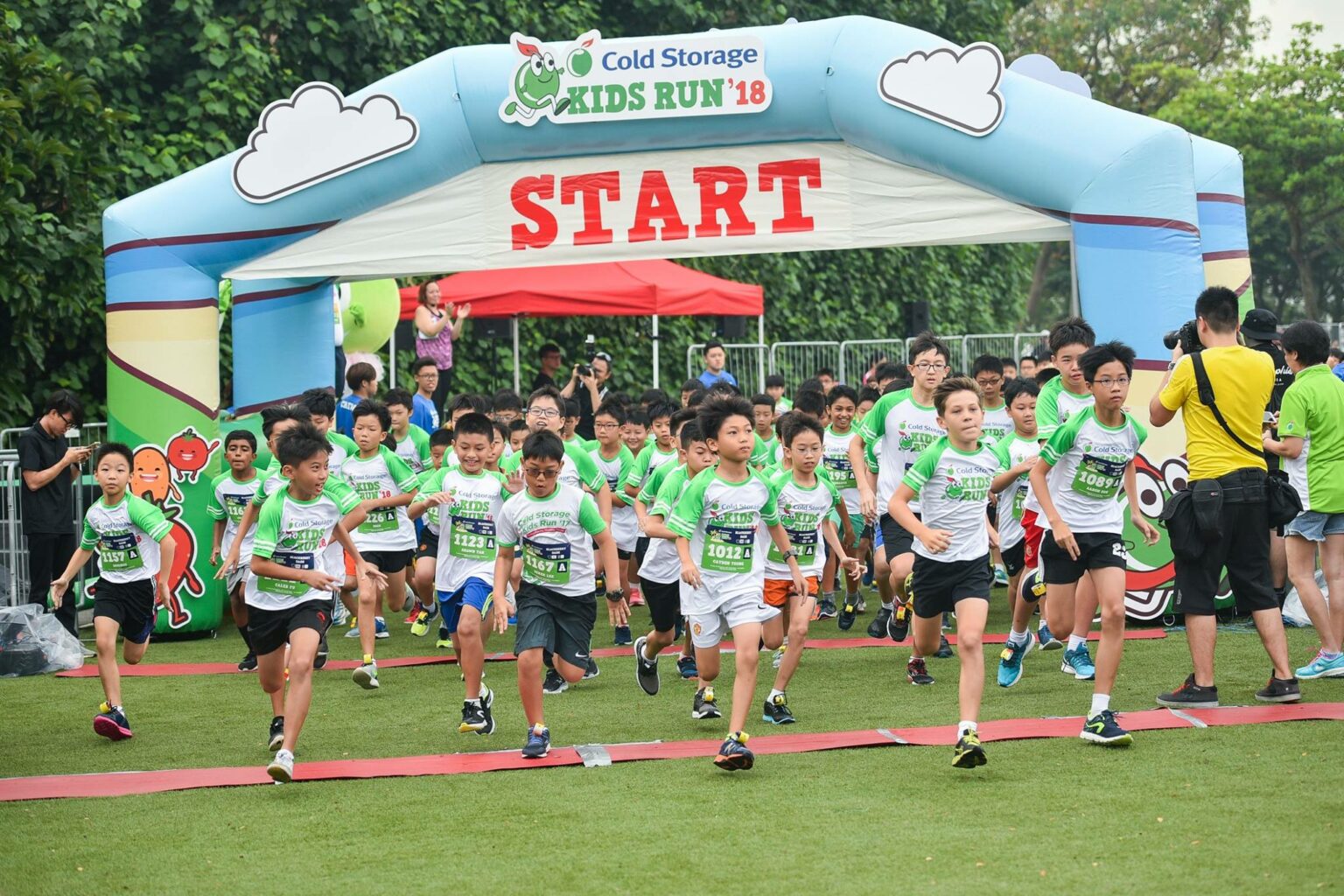 Giant & Cold Storage Kids Run 2023 At Sentosa