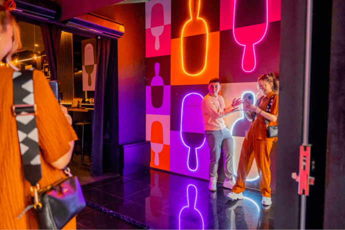 The Magnum Classic Remix Arcade Has Fun Games & Cool Photo Ops