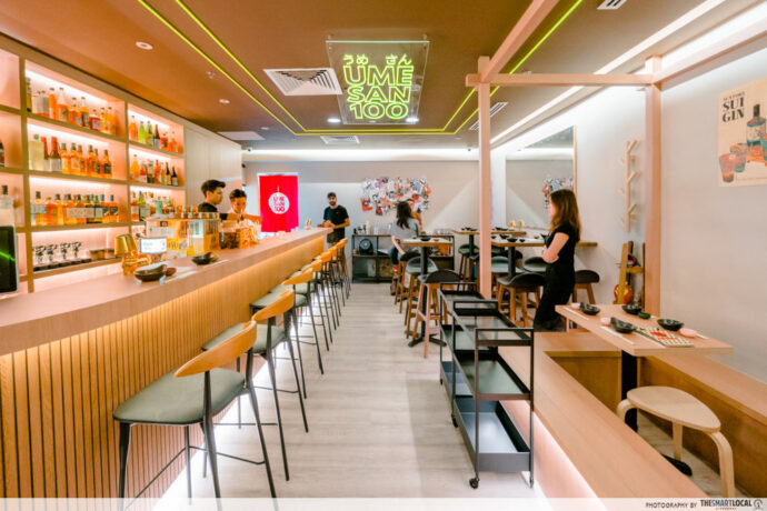 Ume San 100 - New Bugis Bar Hidden Behind Vending Machines
