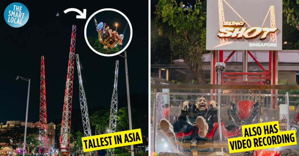 Slingshot Singapore - New Extreme Catapult Ride In Clarke Quay