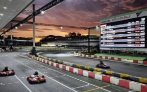 Kf1 Karting Circuit In Kranji Is Singapores Largest Go Kart Route
