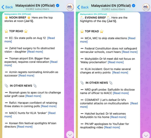 7 Malaysian Telegram Channels To Follow