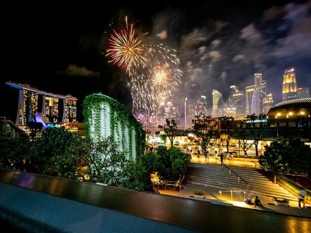 Marina Square Rooftop Has Unblocked Views Of The NDP Fireworks