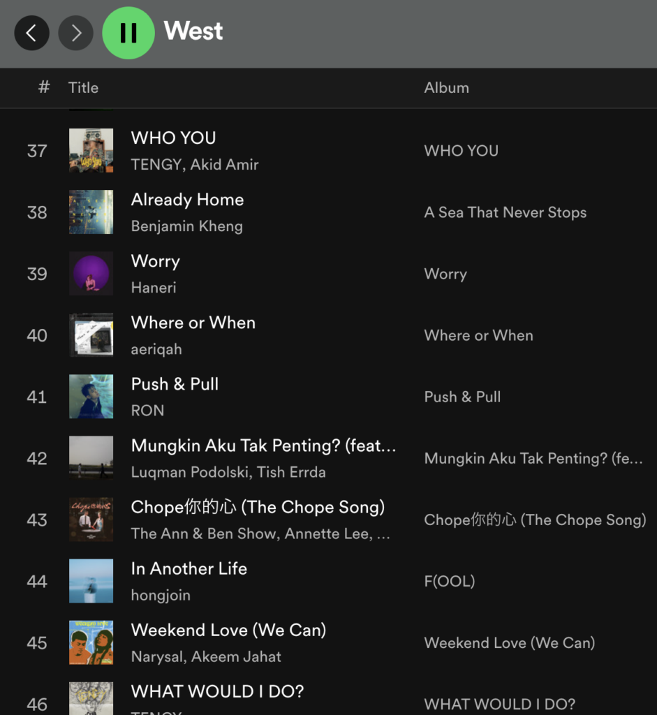 Spotify's New Playlists For Each Region Of Singapore