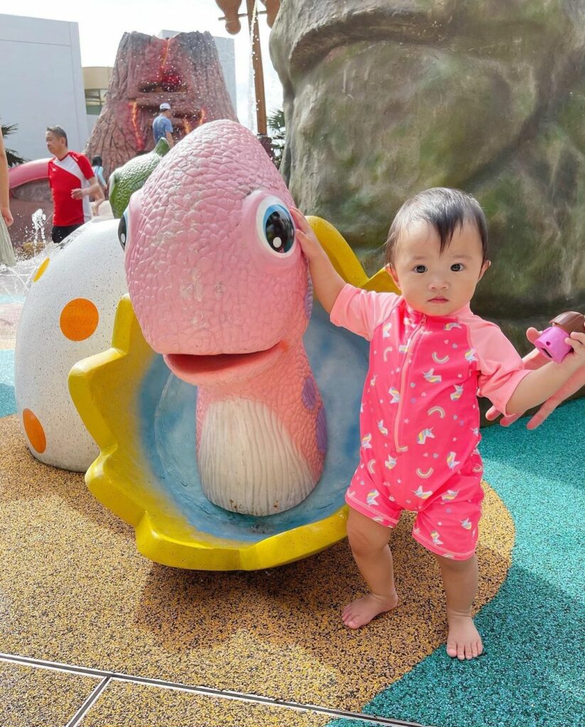 Causeway Point Has A Free Dino-Themed Water Playground