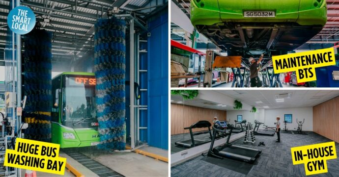 Behind The Scenes Of SBS Transit Ulu Pandan Bus Depot