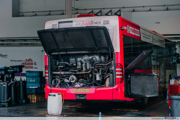 Behind The Scenes Of SBS Transit Ulu Pandan Bus Depot