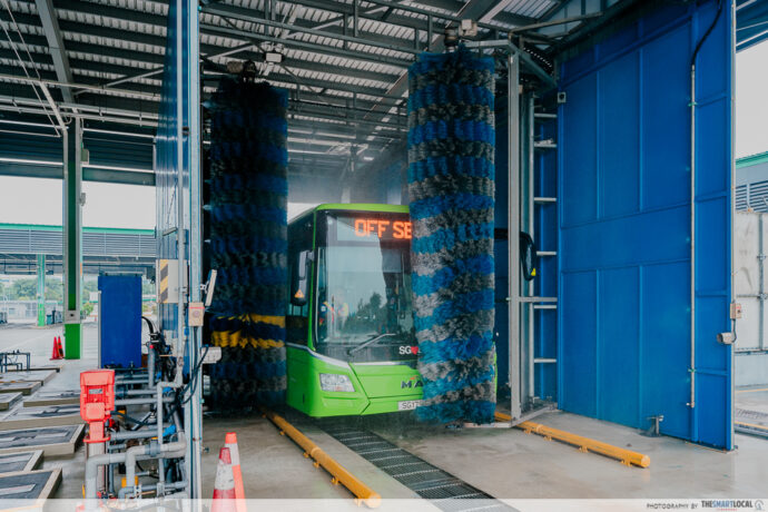 Behind The Scenes Of SBS Transit Ulu Pandan Bus Depot