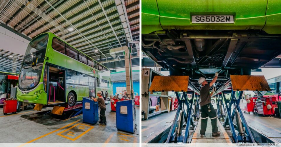 Behind The Scenes Of SBS Transit Ulu Pandan Bus Depot