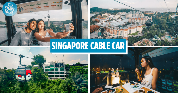 Singapore Cable Car - Scenic Rides From Mount Faber To Sentosa