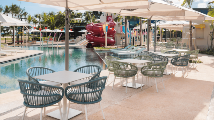 Splash Tribe Beach Club - Water Slides & 2-Storey Gazebos On Sentosa