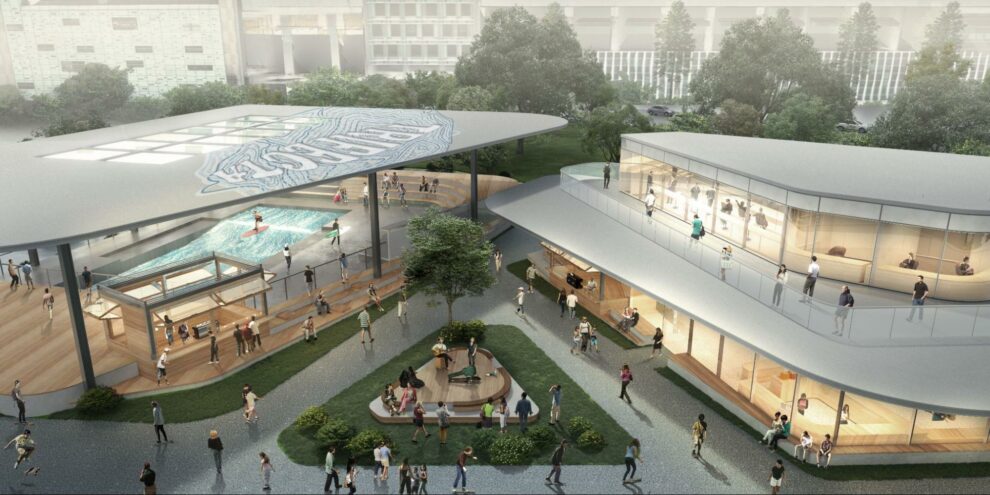 Trifecta: New Wave Pool, VR Snowboarding & Skate Bowl In Somerset