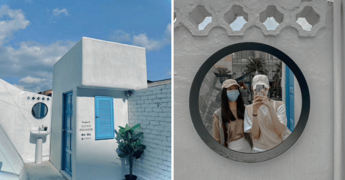 Avery-Day In JB: A Santorini-Themed Convenience Store