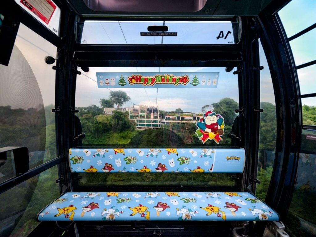Singapore Cable Car Has Pokémon-Themed Cabins For Christmas