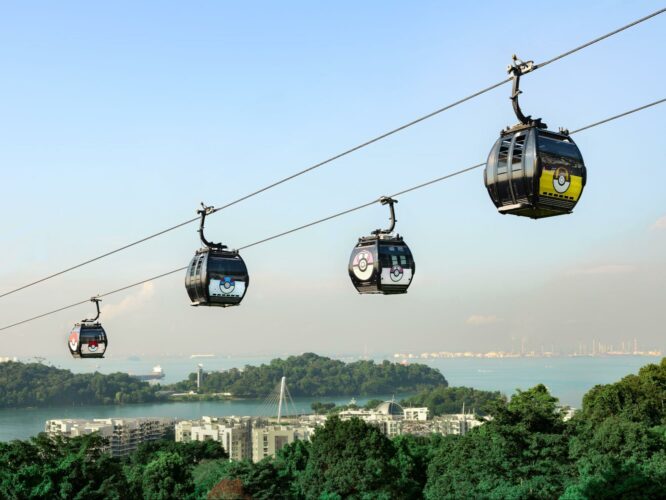 Singapore Cable Car Has Pokémon-Themed Cabins For Christmas
