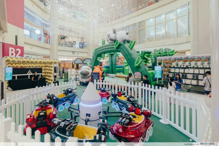 Bedok Mall Forest Frenzy Carnival Has Bouncy Castle & Games