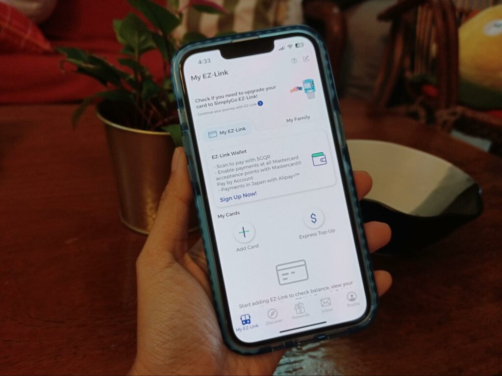 Complete Guide To The New SimplyGo Ez-Link Card