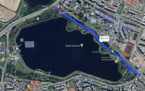 Eastern Corridor: 18KM Cycling Route From Pasir Ris to ECP (2024)