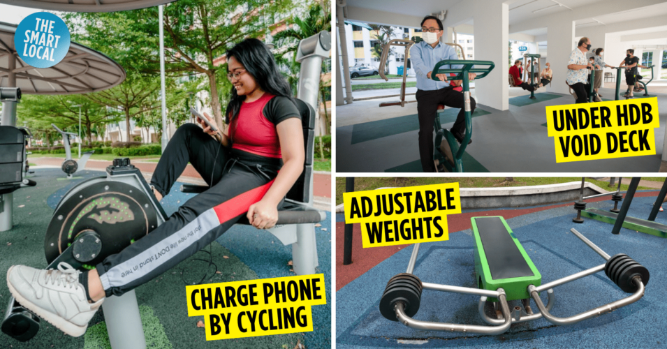 Best Fitness Corners In Singapore To Workout For Free At