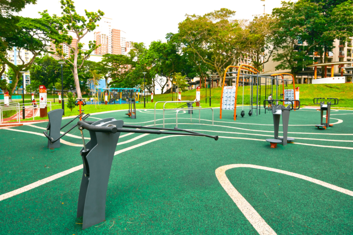 Best Fitness Corners In Singapore To Workout For Free At
