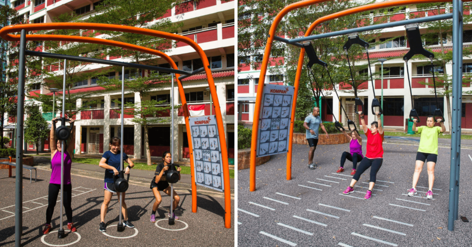 Best Fitness Corners In Singapore To Workout For Free At