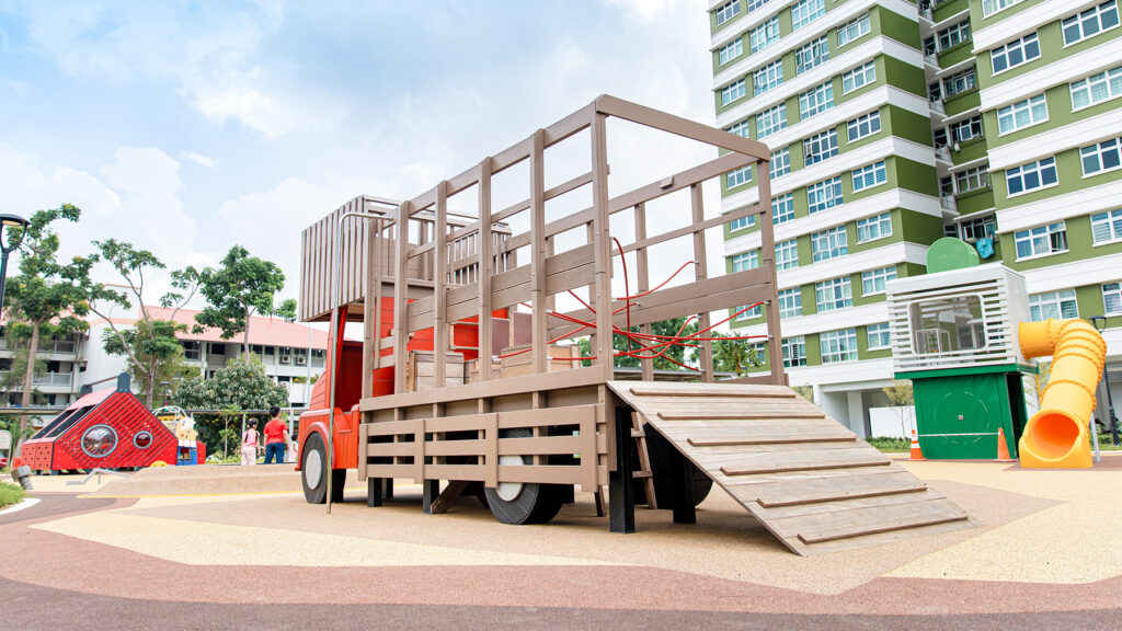 Ubi Grove Playground - Free Vehicle-Themed Play Area For Kids