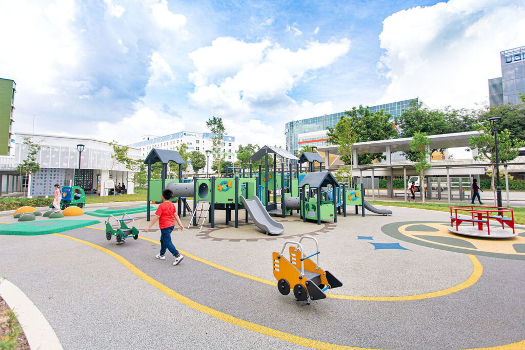 Ubi Grove Playground - Free Vehicle-Themed Play Area For Kids