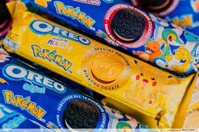 OREO Pokémon Has New Embossed Cookies & Special Pikachu Flavour
