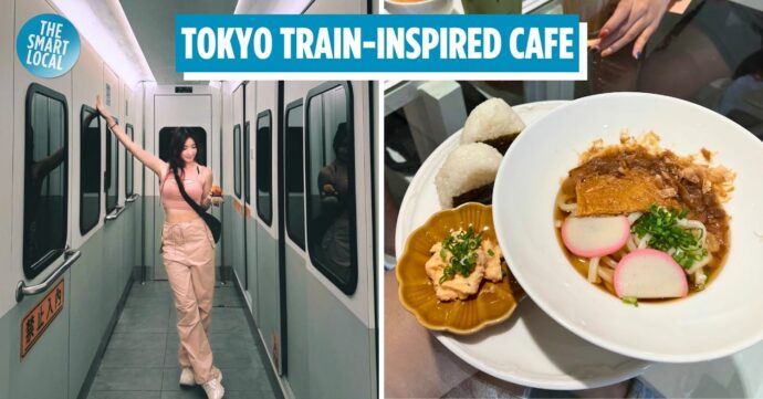 Cafe Gyoen In Serangoon Has Realistic Tokyo Metro Carriages