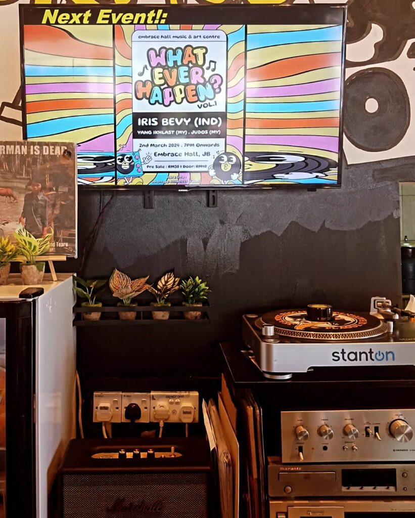 Embrace Hall Cafe JB: Vinyl & Record Store