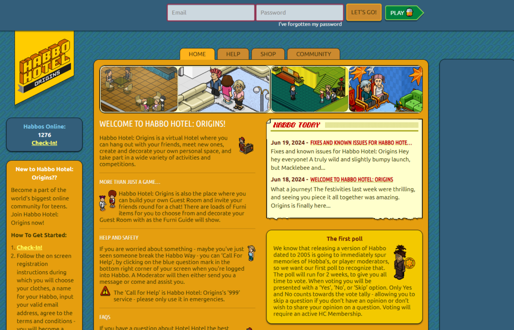 Habbo Hotel: Origins Is A Revival Of The Iconic 2005 Game
