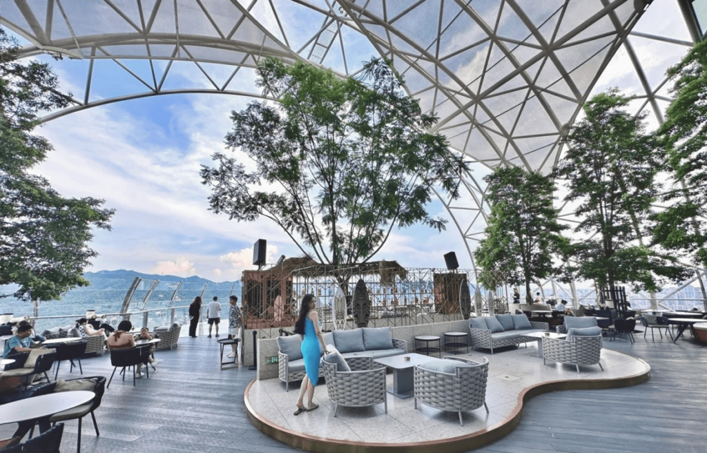 Raffles City Chongqing In China Has A Mall, Sky Deck & Hotels