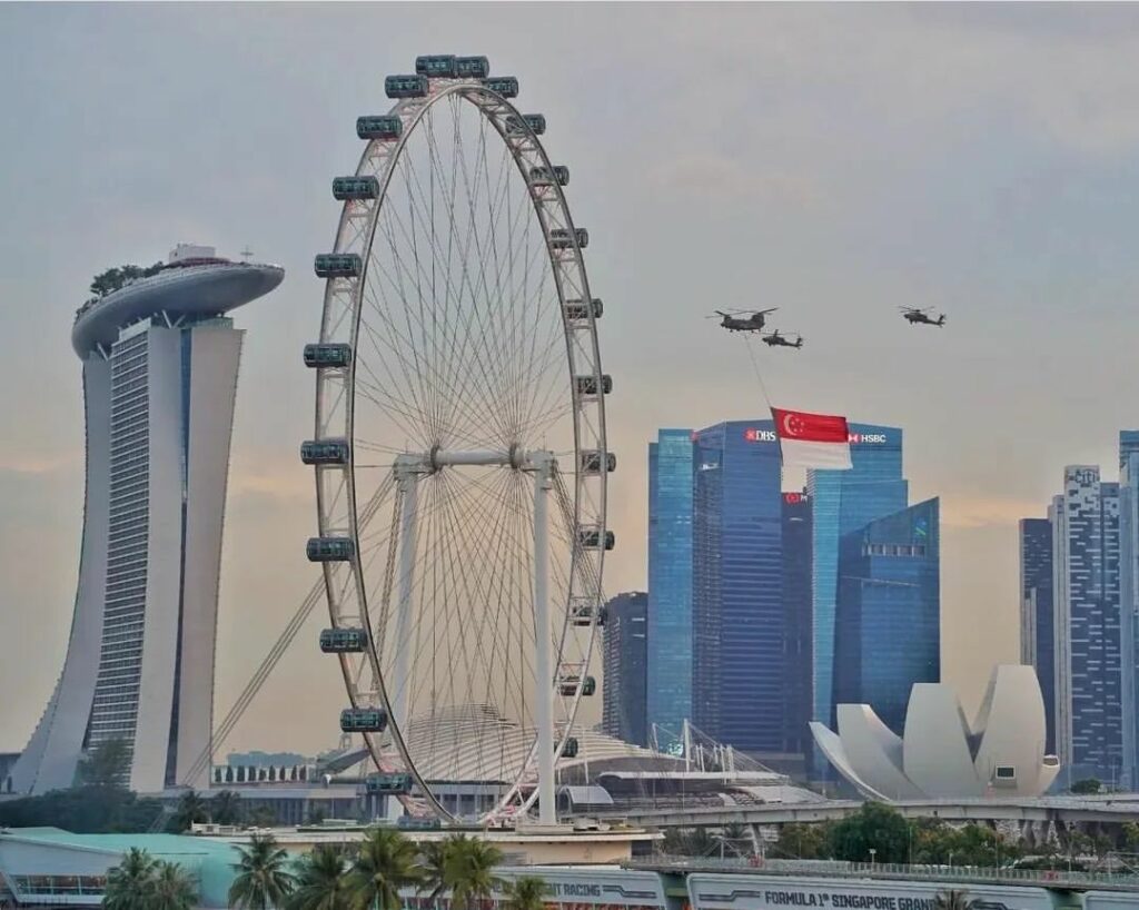 Singapore Flyer: Observation Wheel With A Panoramic Skyline View
