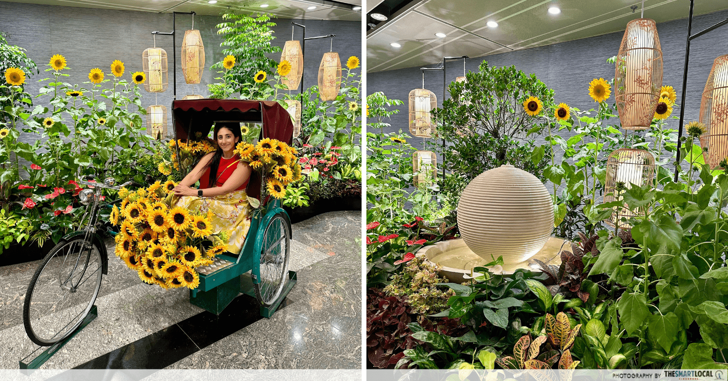 A Sunflower Sojourn - Changi Airport's Newest Flower Display