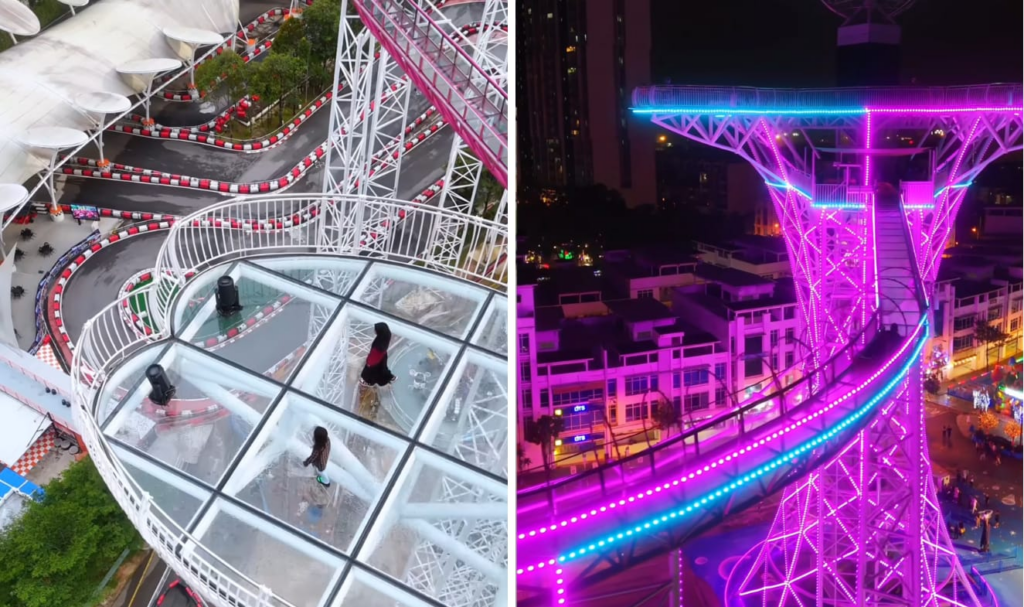 SkyCity Near KL Is Malaysia's First & Longest Glass Water Slide