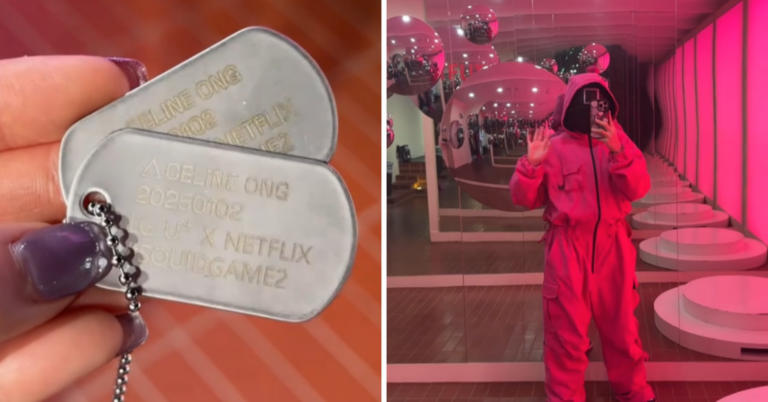 Squid Game Pink Guard Training Centre In Seoul, Gangnam