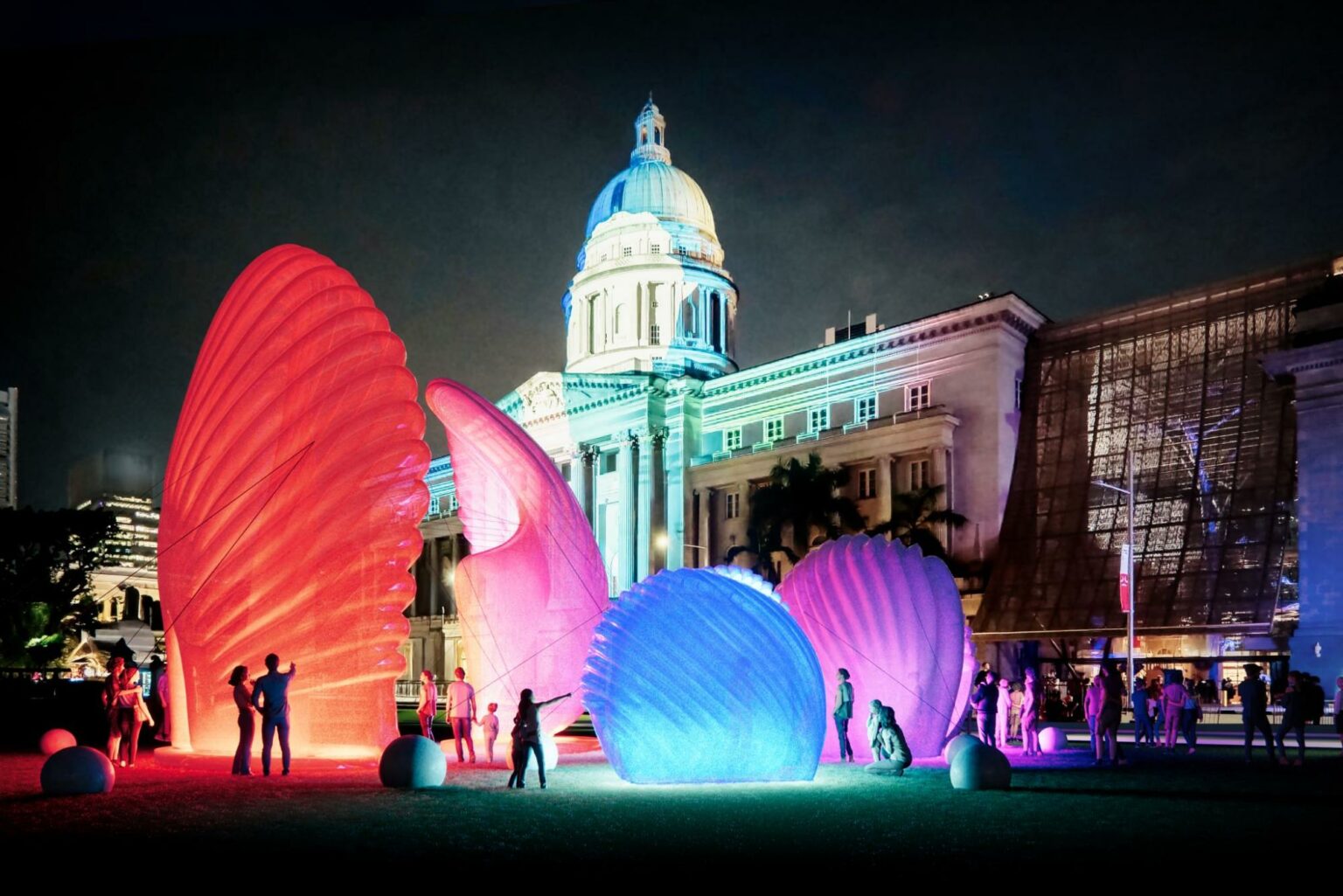 First Look At Light To Night 2025 - Giant Seashells & Projections
