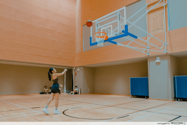 Bukit Canberra's Sports Hall Can Hold Up To 4 Sports At Any Time