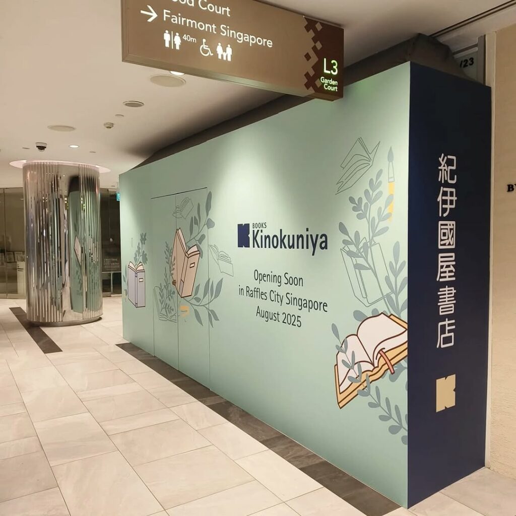 Books Kinokuniya's New Outlet At Raffles City