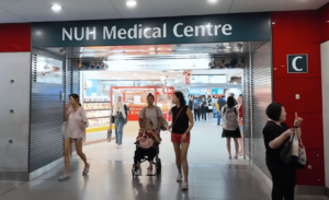 MRT “Malls" In Singapore, With Stores Along The Linkways