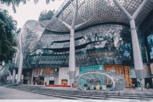 MRT “Malls" In Singapore, With Stores Along The Linkways