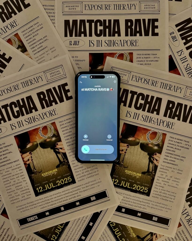 Matcha Rave By Exposure Therapy: $15 Alcohol-Free Party