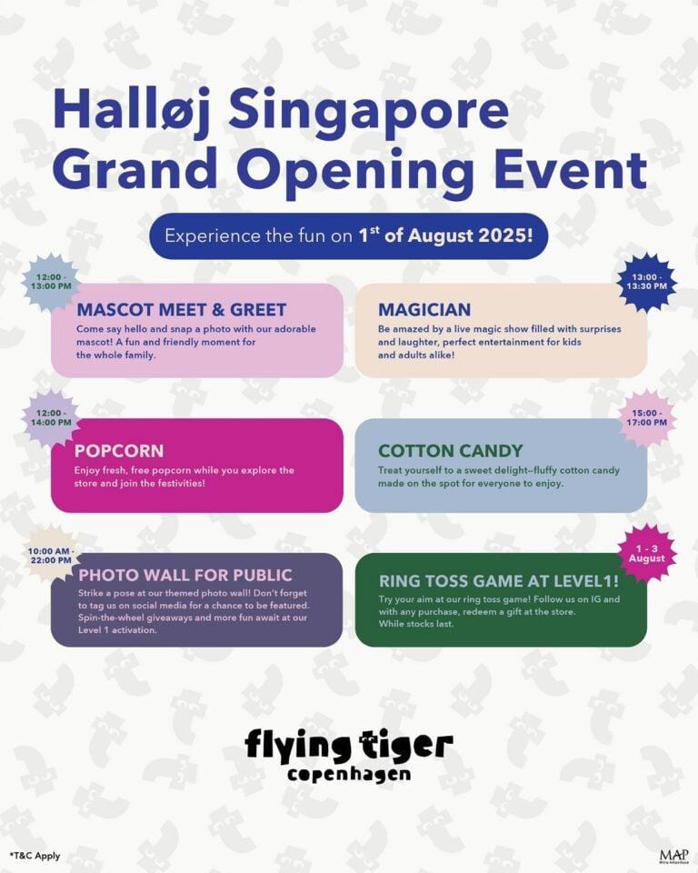 Flying Tiger Copenhagen Opens Its First Outlet In SG At Bugis+