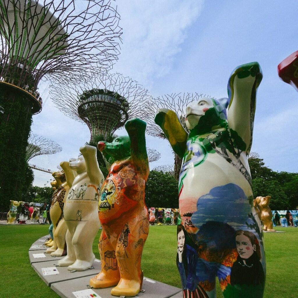 United Buddy Bears At Gardens by the Bay Has Life-Sized Bears