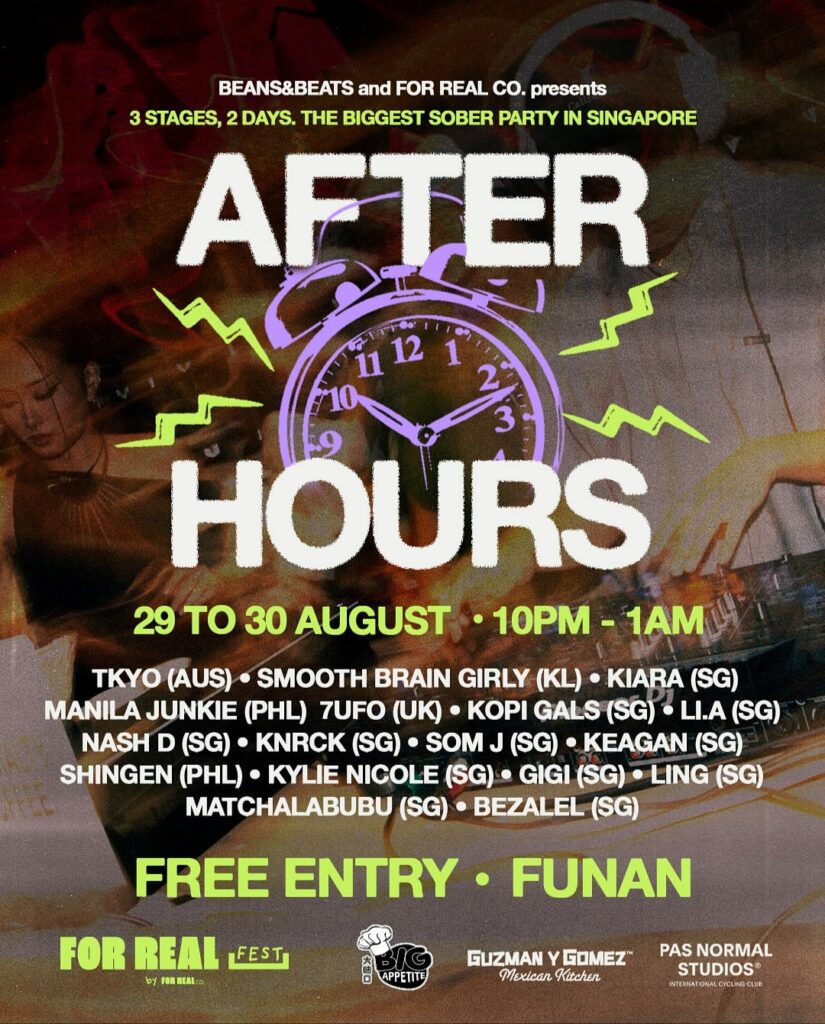 For Real Fest 2025 - Free Games & Alcohol-Free Rave At Funan