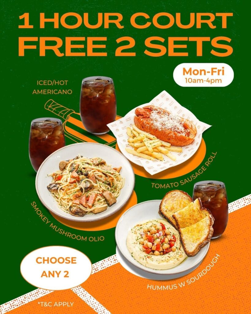 Oh My Belly x Pickle Space - Cafe With A Pickleball Court Near KL