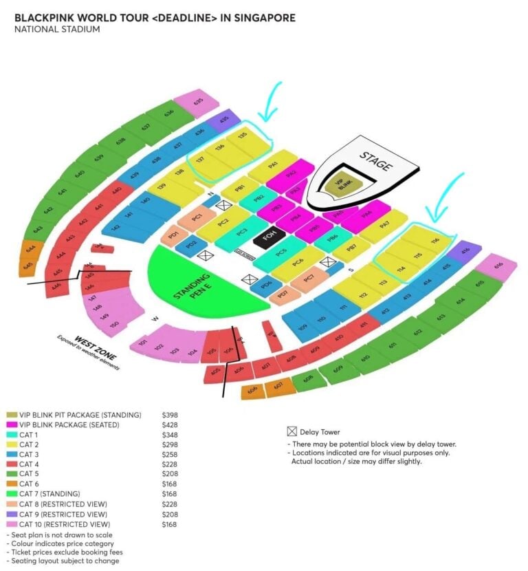 Best Concert Seats Across Live Venues In Singapore