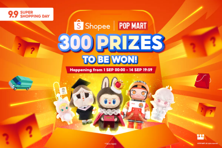 Win Free Blind Boxes With Shopee POP MART 9.9 Giveaway