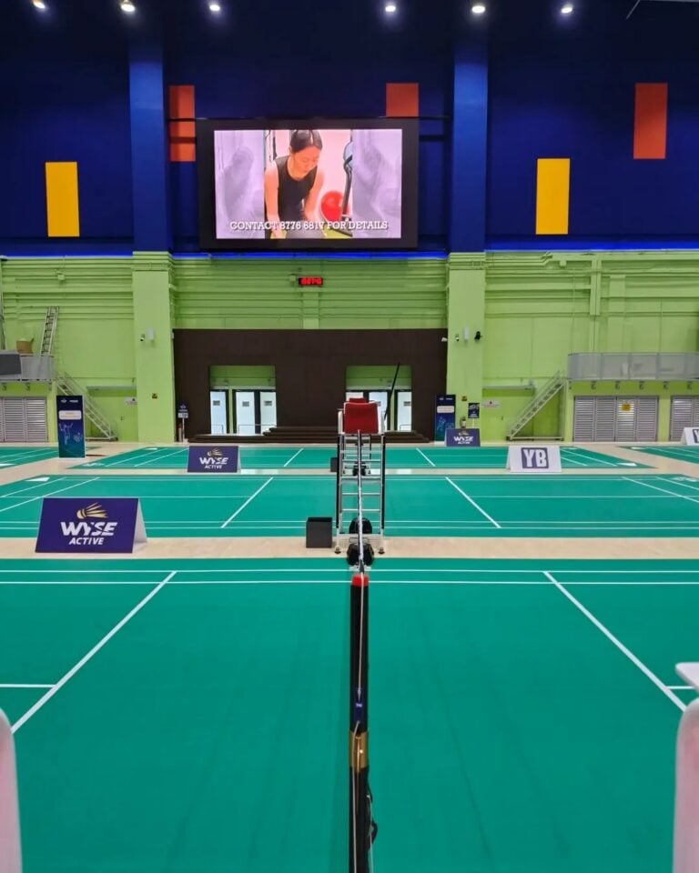 Wyse Active Hub - Fully Air-Conditioned Badminton Courts In SG